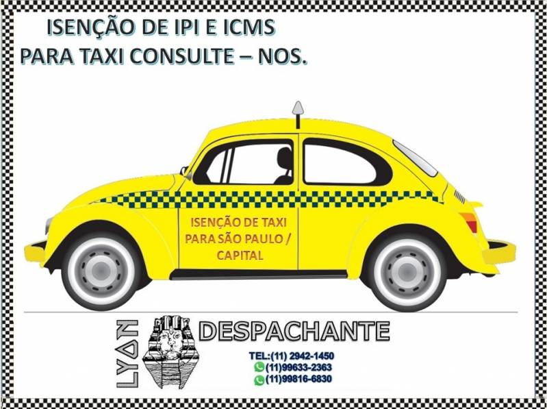 Isenção de Ipi para Taxista - Lyon Despachante